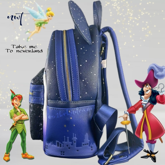 Disney | Bags | Disney Peter Pan Anniversary Birthday Backpack Limited ...
